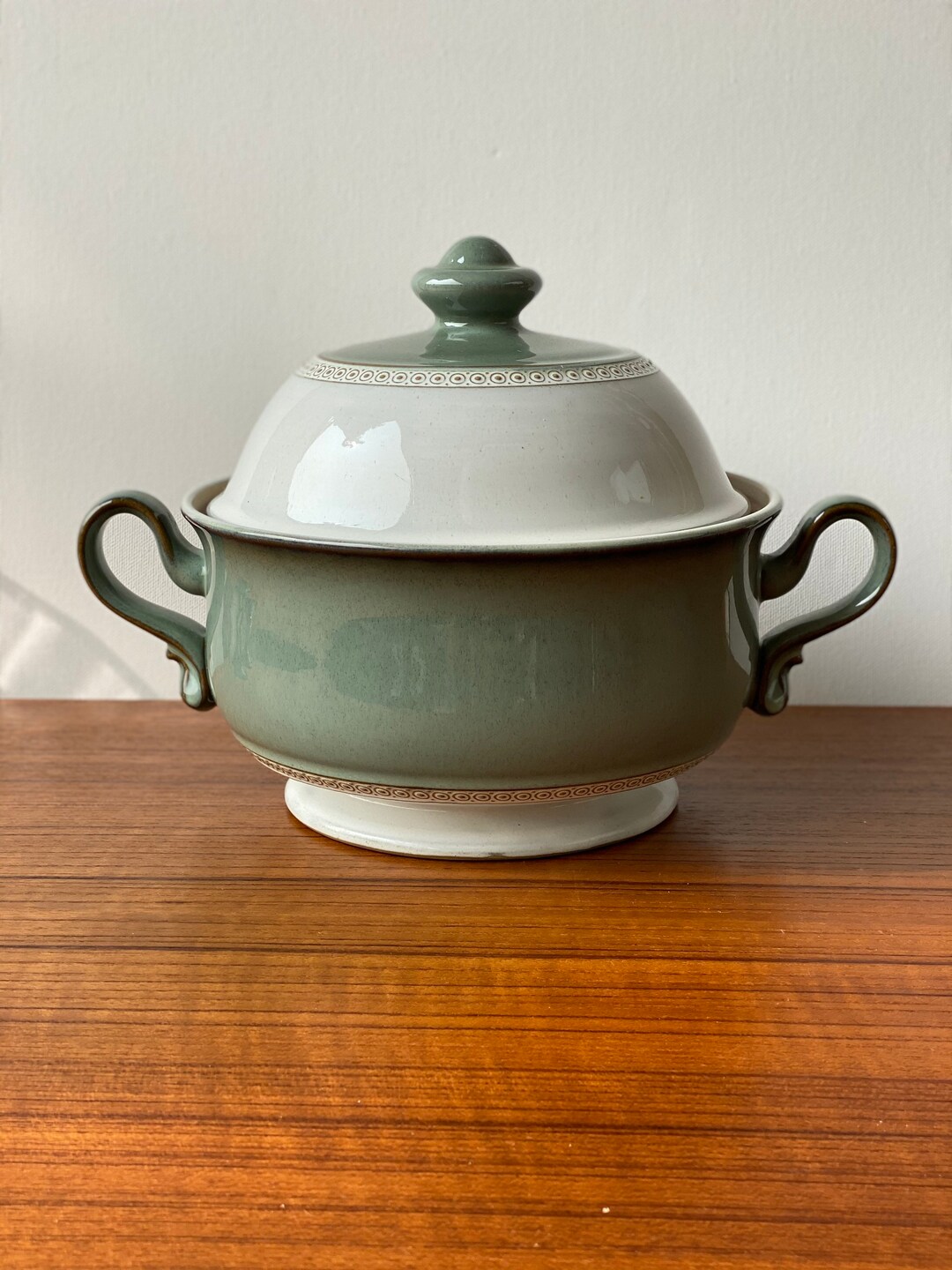 Vintage Denby Venice 2 Quart Round Covered Casserole | Discontinued ...