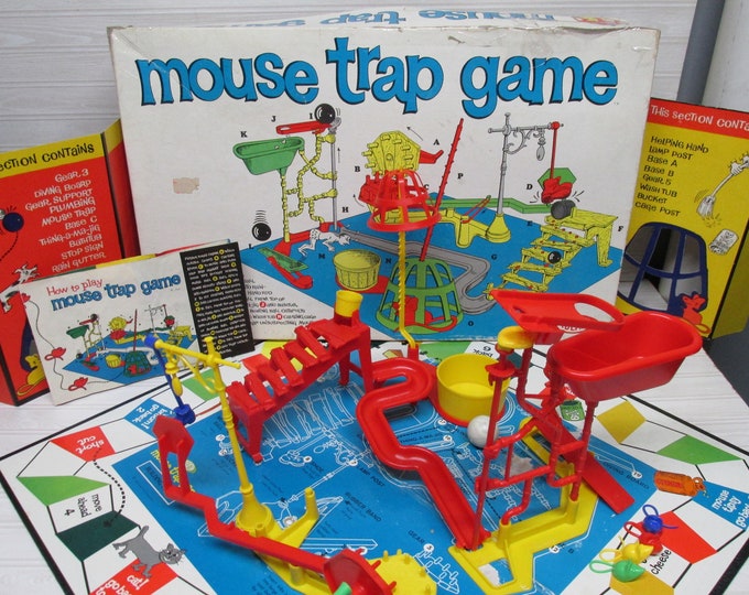 Mouse Trap Game/1963 Original Game From Ideal Toy/nice Condition - Etsy