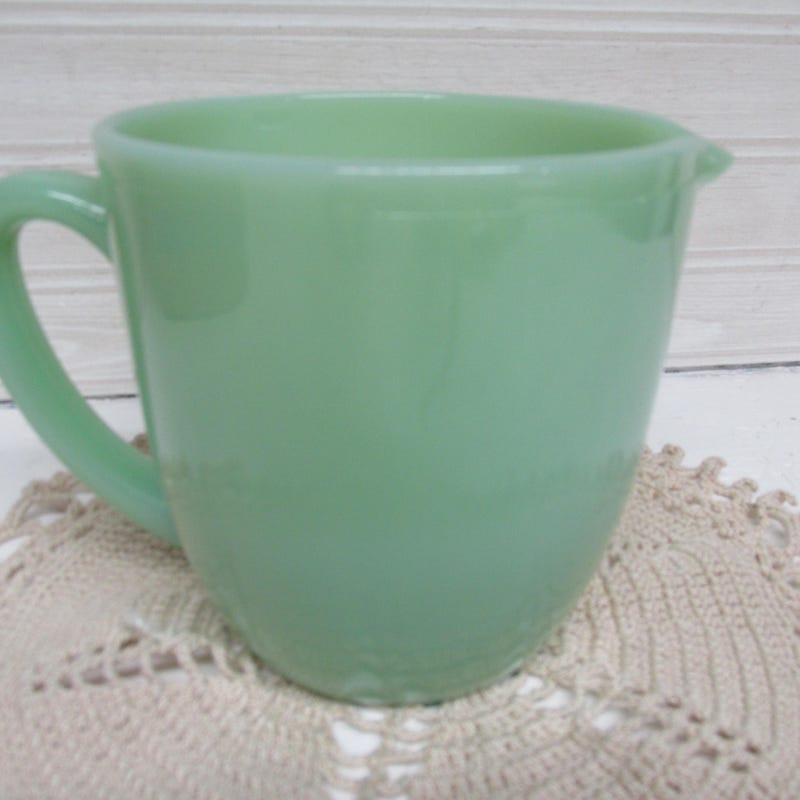 Jadeite Pitcher - Etsy