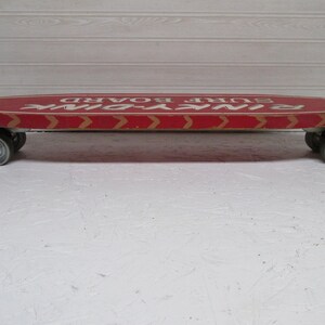 Rinky Dink Surf Board/wooden Skateboard With Metal Wheels From the ...