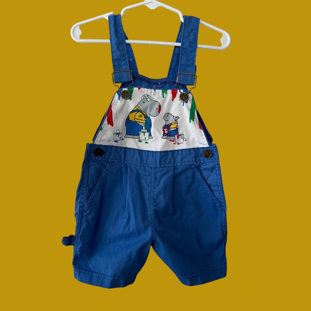 Vintage 1985 Boynton Kids Shortalls, Size 2t - Etsy