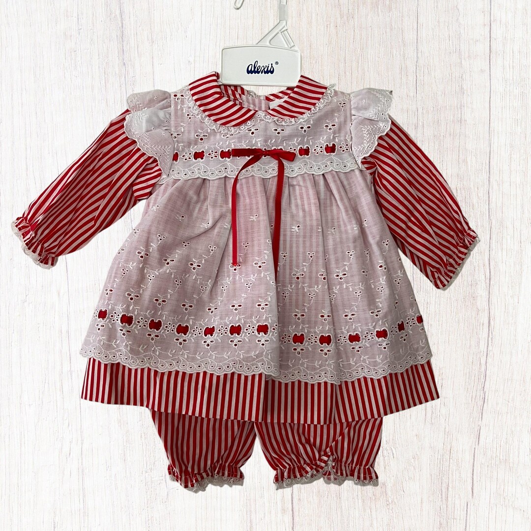 Deadstock Vintage Alexis Baby Girls Holiday Christmas Dress and ...