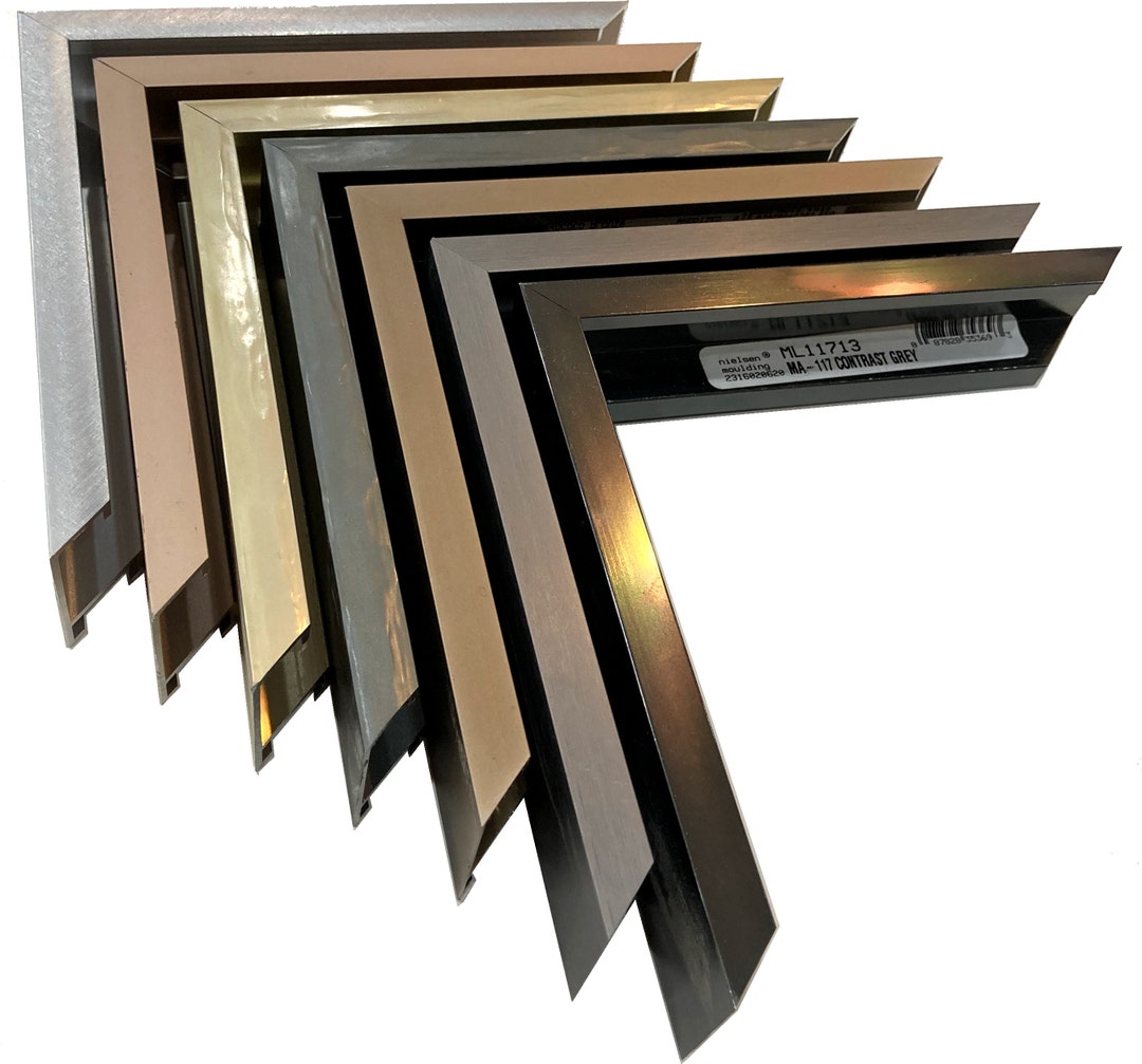 Custom Cut Picture Frame - Sectional Metal - Nielson 117 - Etsy
