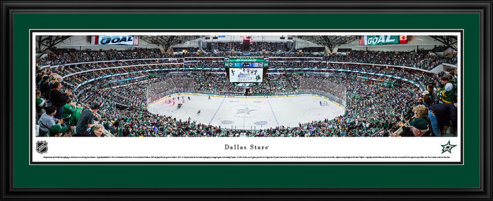 Dallas Stars at American Airlines Center | Panoramic NHL Picture - Etsy