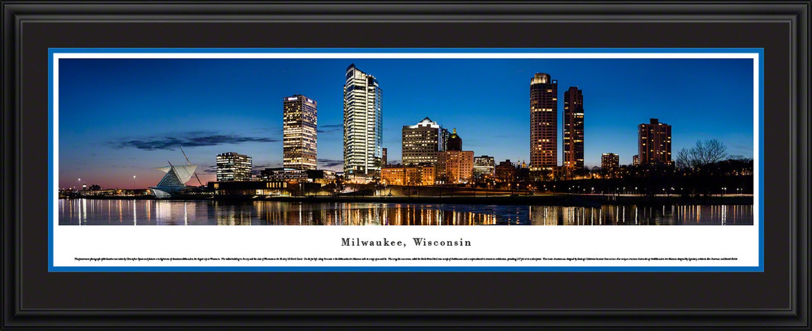 Milwaukee Wisconsin Panoramic Skyline Picture - Etsy