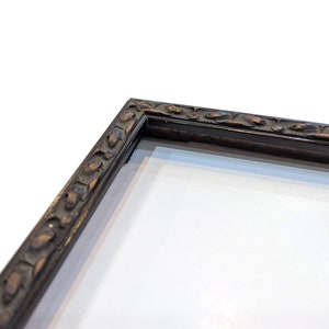 Custom Picture Frame | 1/2W Ornate Antique Black | Custom Size Framing ...