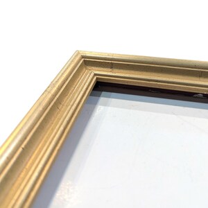 Custom Frame | 1" Gold With Decorative Scratches | Great for Artwork ...
