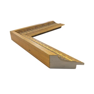 Custom Picture Frame | 1 1/2W 1H 3/8R Gold Ornate With Beaded Lip ...