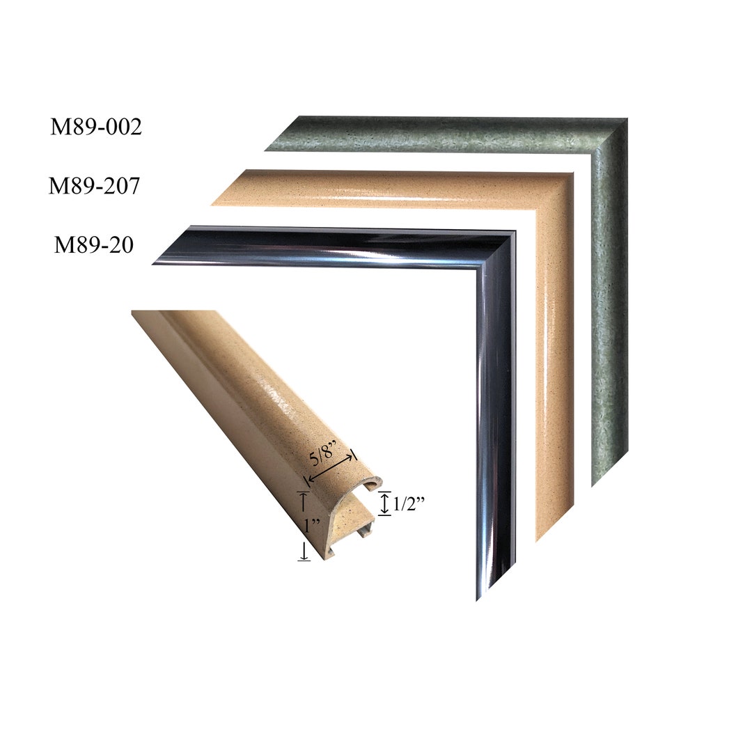 Custom Cut Picture Frame - Sectional Metal - CMI Metal Moulding M89 ...