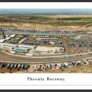 NASCAR Phoenix Raceway Aerial View Panorama | Panoramic Framed Photo ...