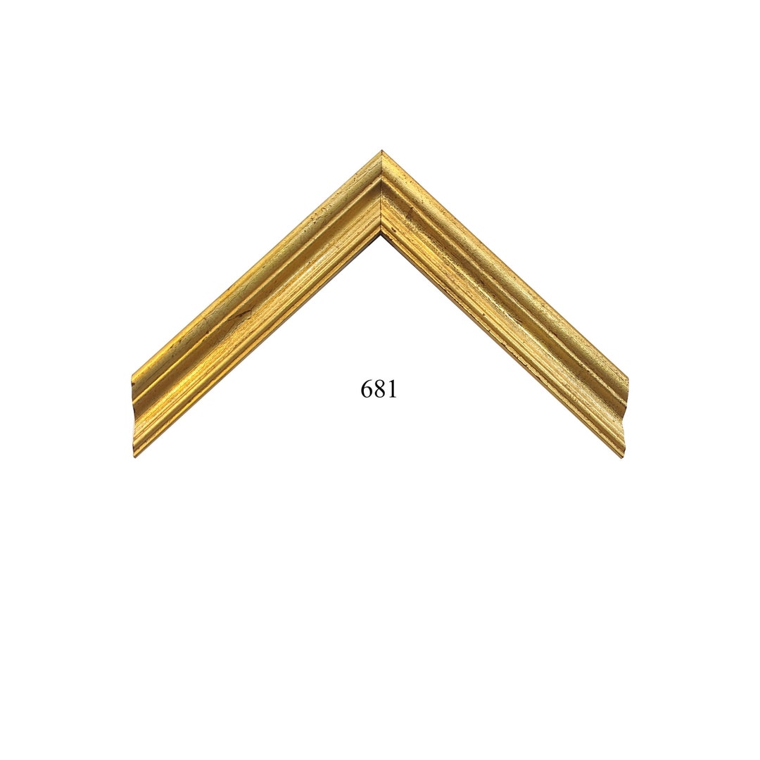 Custom Picture Frame | 1W Traditional Gold | Custom Size Framing Great ...