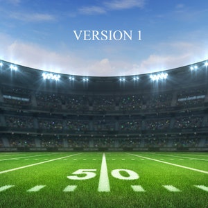 Wall Mural - Football Stadium Arena With Spotlights - Peel and Stick ...