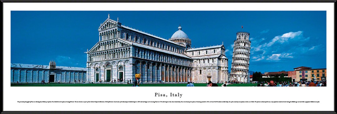 Pisa, Italy, Featuring Pisa Cathedral and the Leaning Tower of Pisa ...