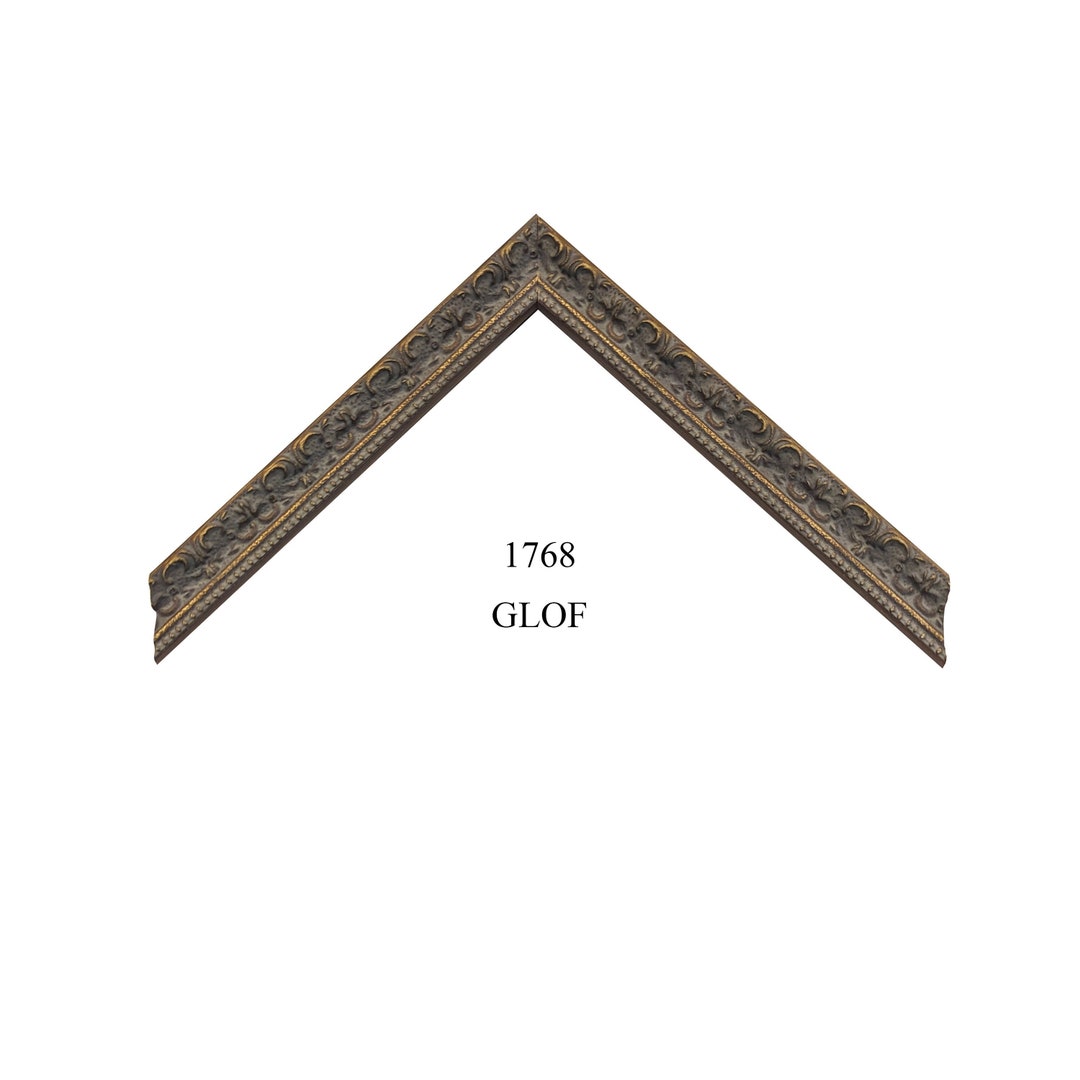 Custom Picture Frame | 3/4W Bronze Thin Ornate Detail | Custom Size ...