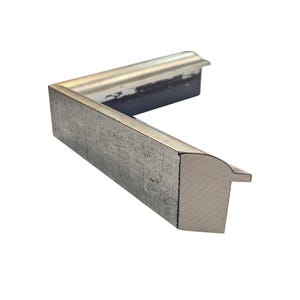 Custom Picture Frame | 1W 2H 1 3/8R Champagne Gold W/ Black Deep Rabbet ...