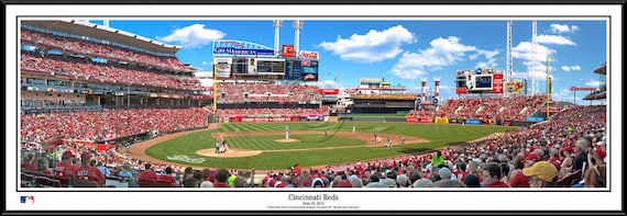 Cincinnati Reds Great American Ballpark MLB Wall Panoramic - Etsy