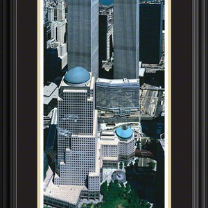 World Trade Center Building Vertical Panorama New York | Custom Framed ...