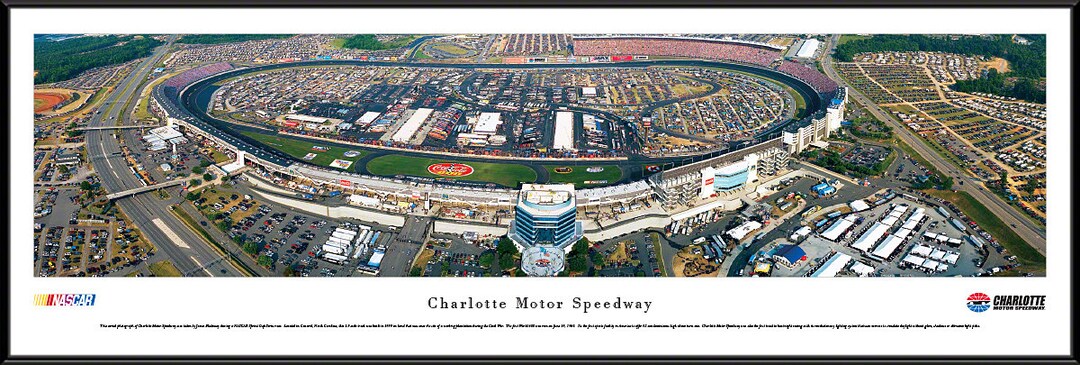 NASCAR Charlotte Motor Speedway Panorama Photo | Panoramic Aerial ...
