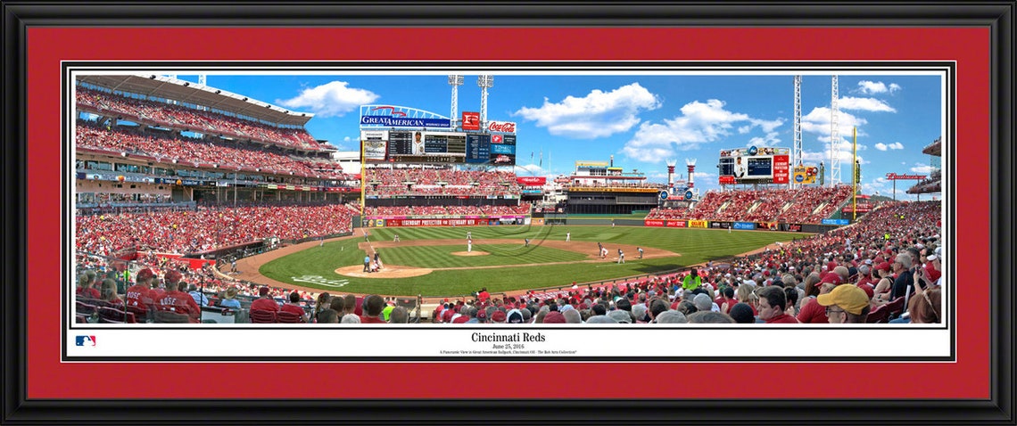 Cincinnati Reds Great American Ballpark MLB Wall Panoramic - Etsy