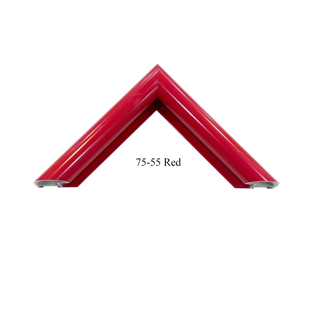 Custom Cut Sectional Metal Picture Frame | 3/4"w X 1"h X 1/2" Rabbet ...