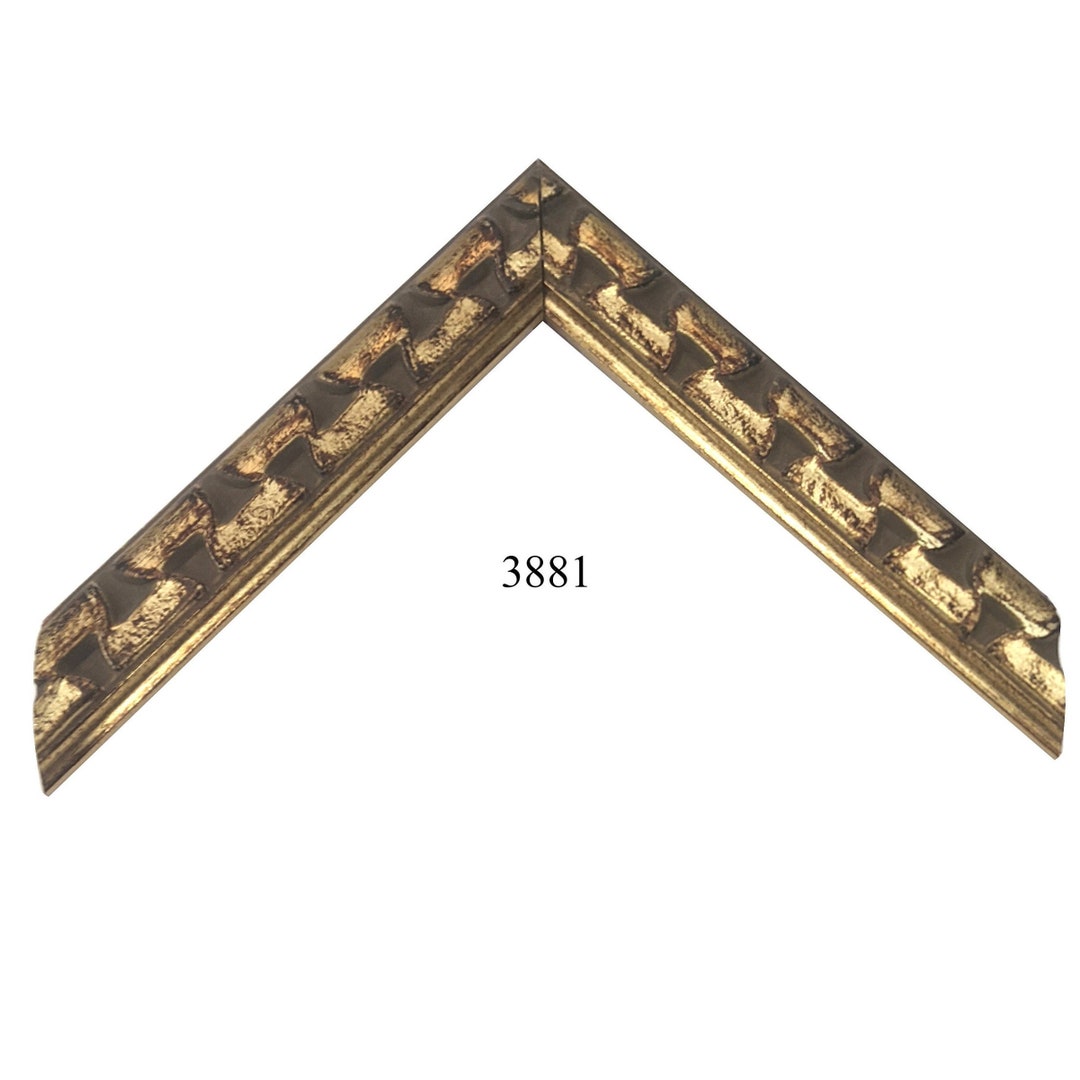 Custom Picture Frame 1 Dusted Cobbled Gold Great for Artwork & Photos ...