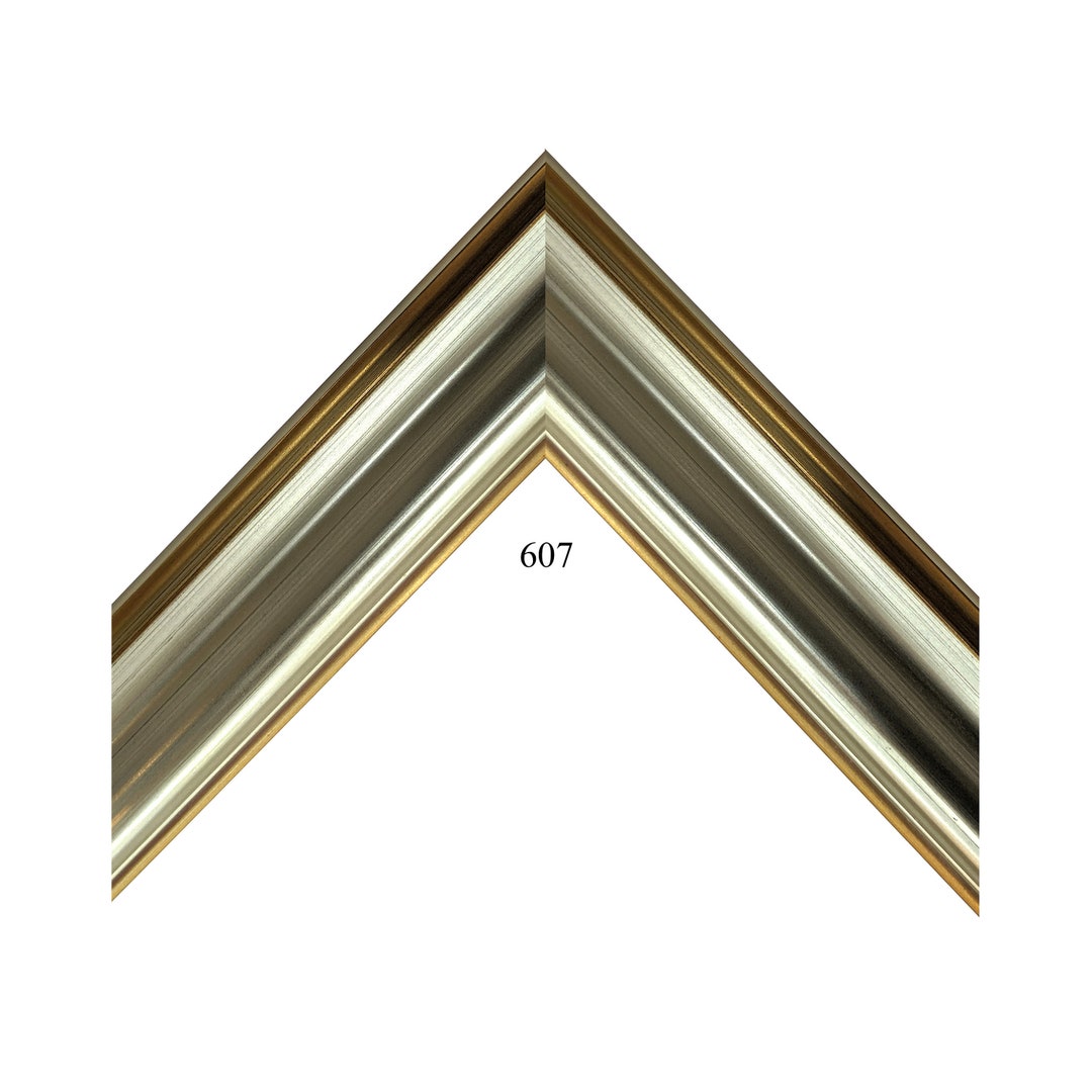 Custom Picture Frame | 1 1/2W 1H 1/2R Silver Champagne | Custom Size ...