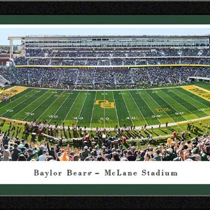 Baylor Bears, Mclane Stadium | Football Panoramic Picture - Etsy