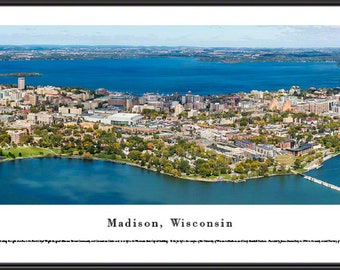 Milwaukee Wisconsin Panoramic Skyline Picture | Etsy