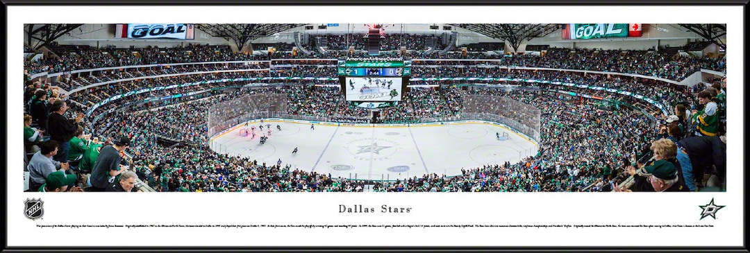 Dallas Stars at American Airlines Center | Panoramic NHL Picture - Etsy
