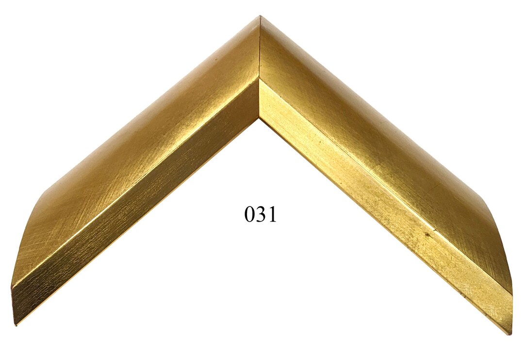 Custom Picture Frame 2 1/4 Rounded Gold With Beveled Lip Great for ...