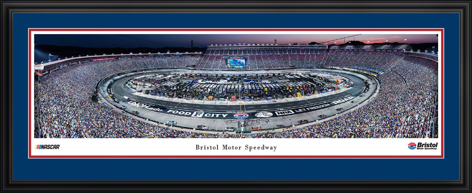 NASCAR Bristol Motor Speedway I Aerial Track Panoramic Framed Photo ...
