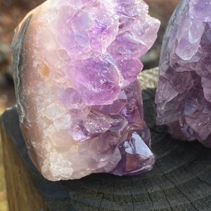 Natural Raw Purple Amethyst Egg Shaped Small Geodes Self Standing ...