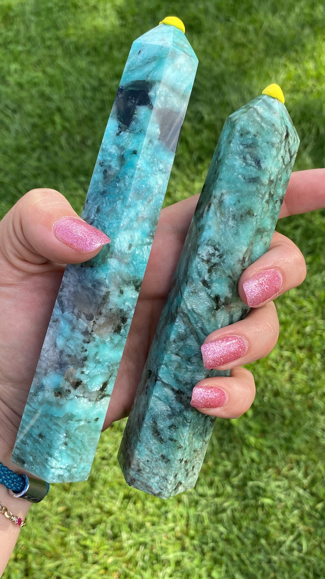 Stunning Amazonite Wand Points Towers Beautiful High Quality - Etsy