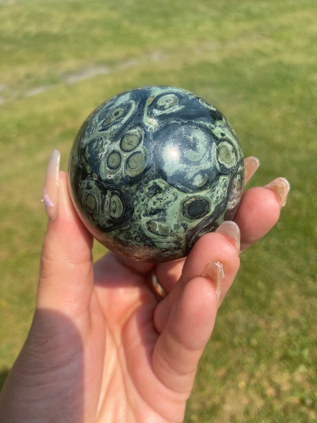 Amazing African Kambaba Jasper Crystal Sphere 63mm 359g Quality Polish ...