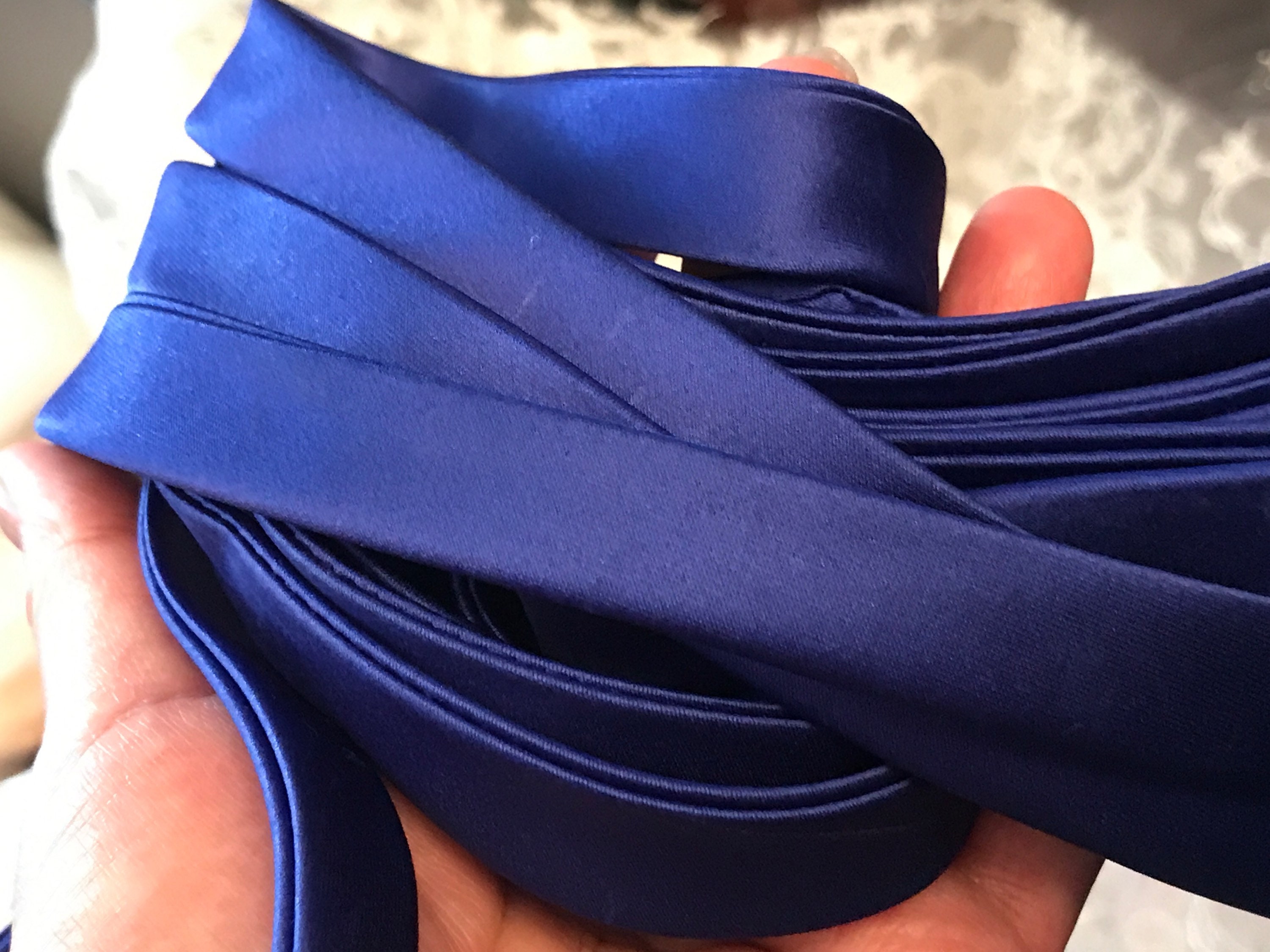 COBALT // Satin Lace-up Ribbon for Corset Back Bridal Gown - Etsy