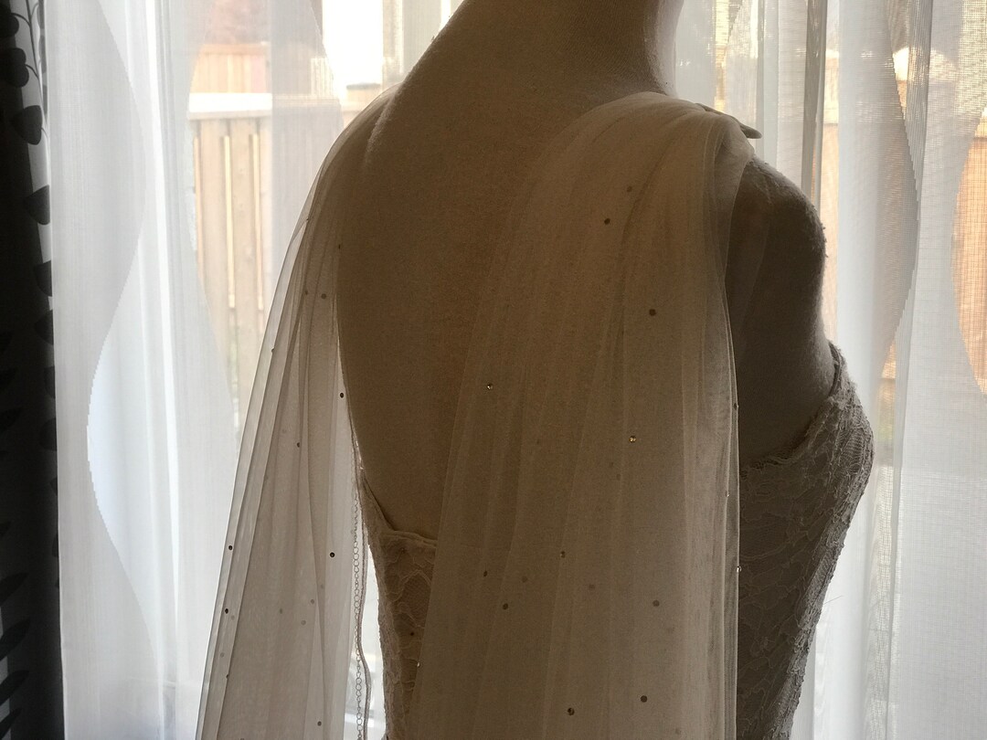 Crystal Bridal Cape, Sparkle Shoulder Cape With Scattered Rhinestone ...
