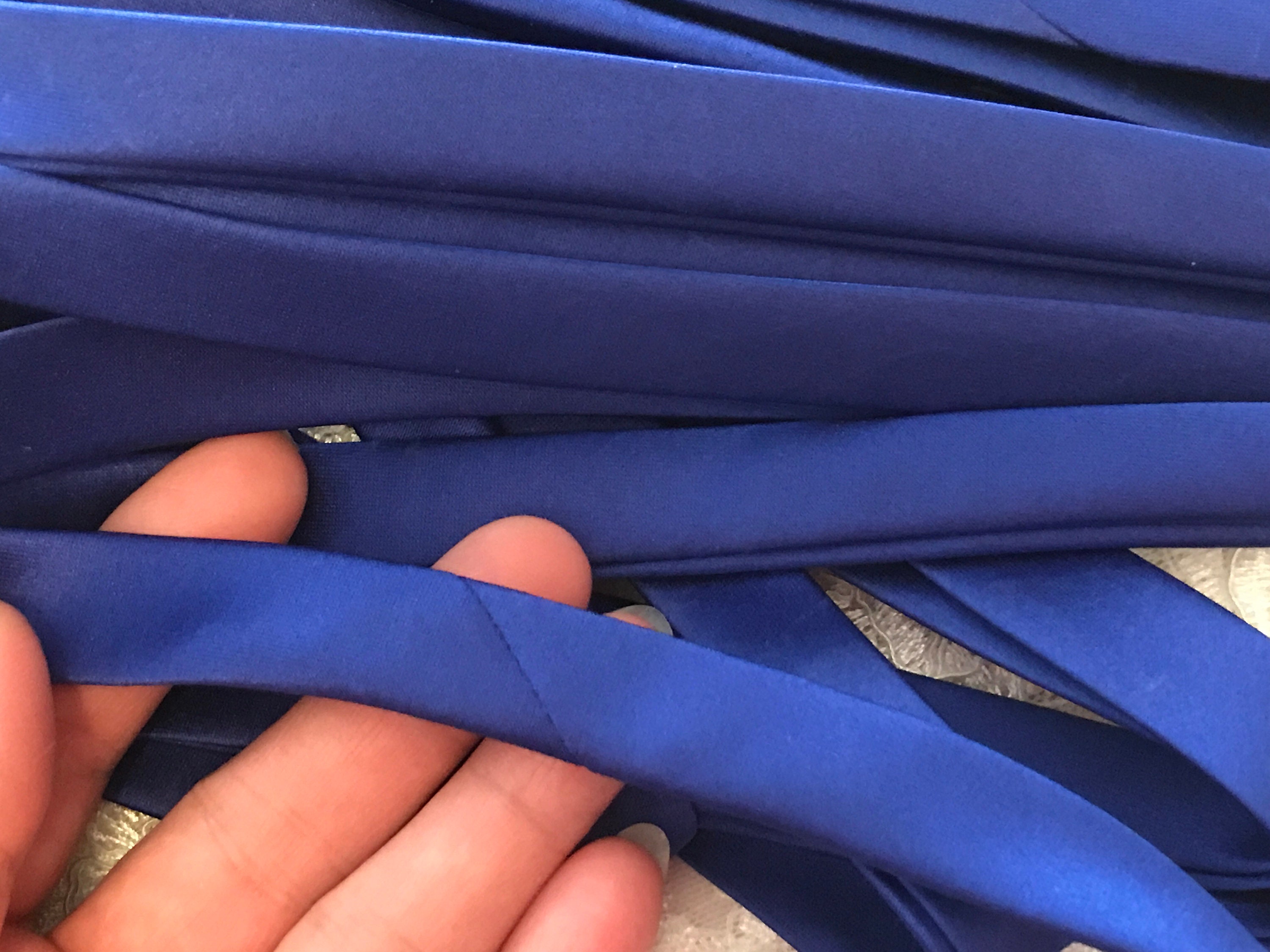 COBALT // Satin Lace-up Ribbon for Corset Back Bridal Gown - Etsy