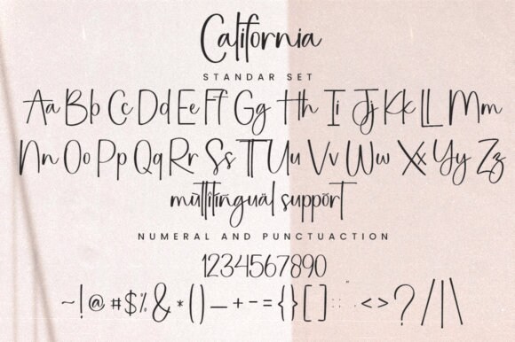 California Font Handwritten Script Font, Cricut Fonts, Calligraphy ...