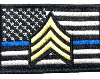 Sergeant Stripes Patch - Etsy