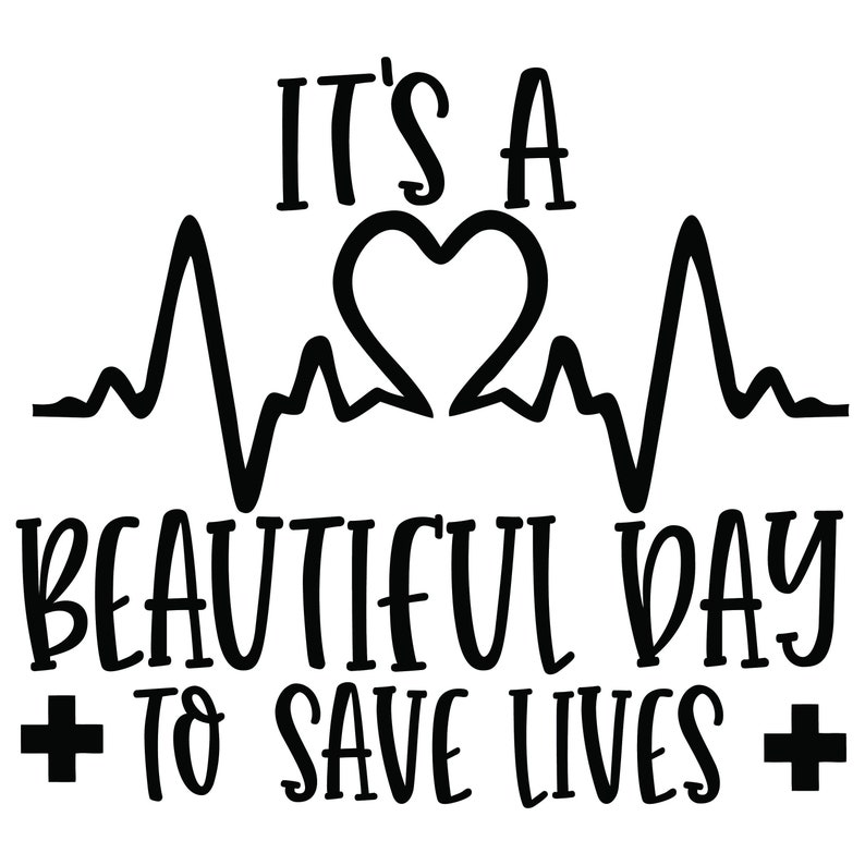 Its a Beautiful Day to Save Lives Decal Sticker for Car Cup | Etsy