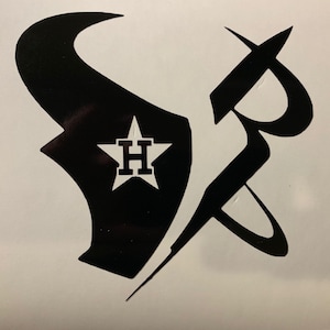 H-town Hand Gesture 4x3 Decal - Etsy