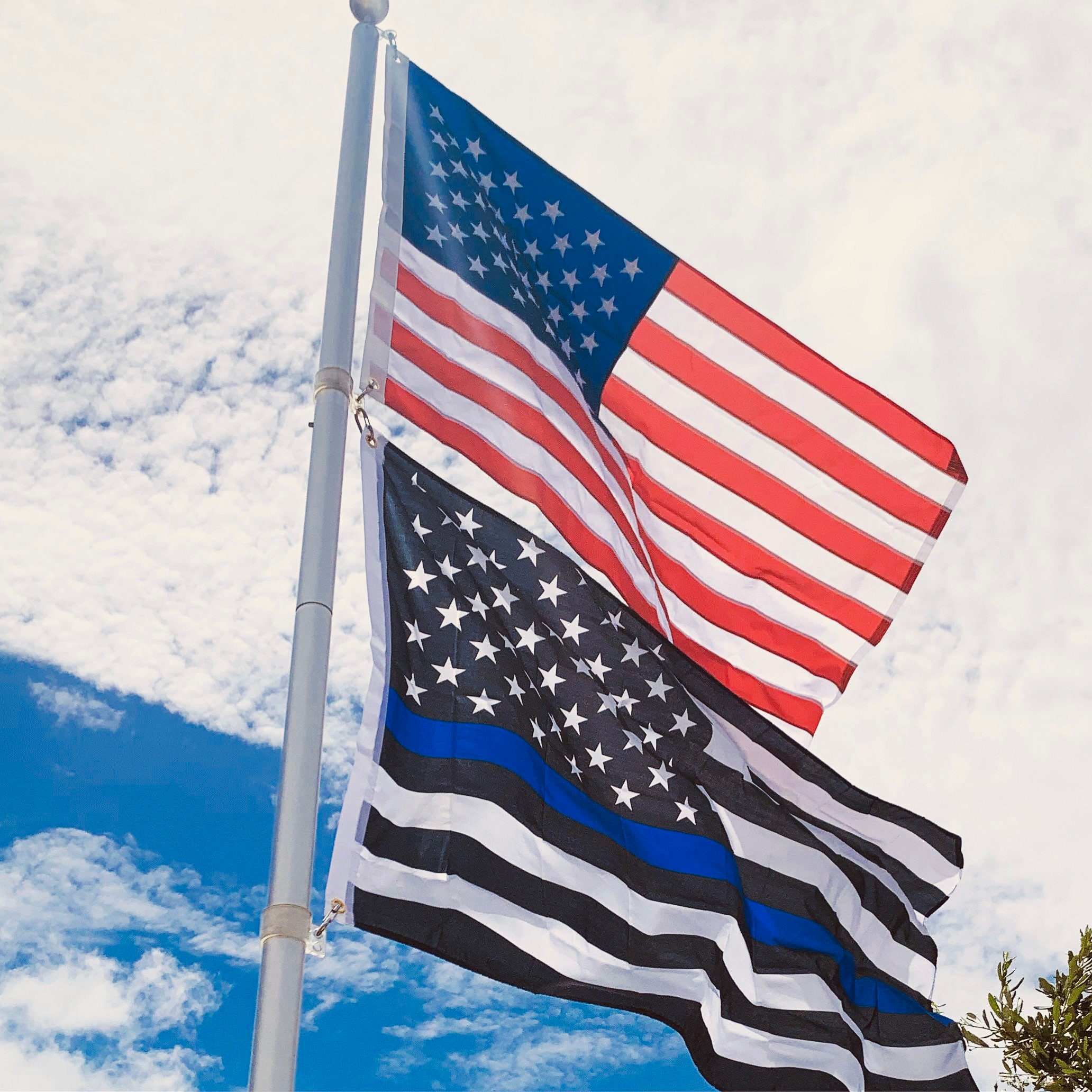 Thin Blue Line USA Flag From TEXAS 3x5 Ft Support Police Back - Etsy