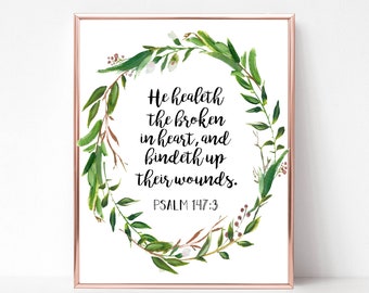 Psalm 147 3 | Etsy