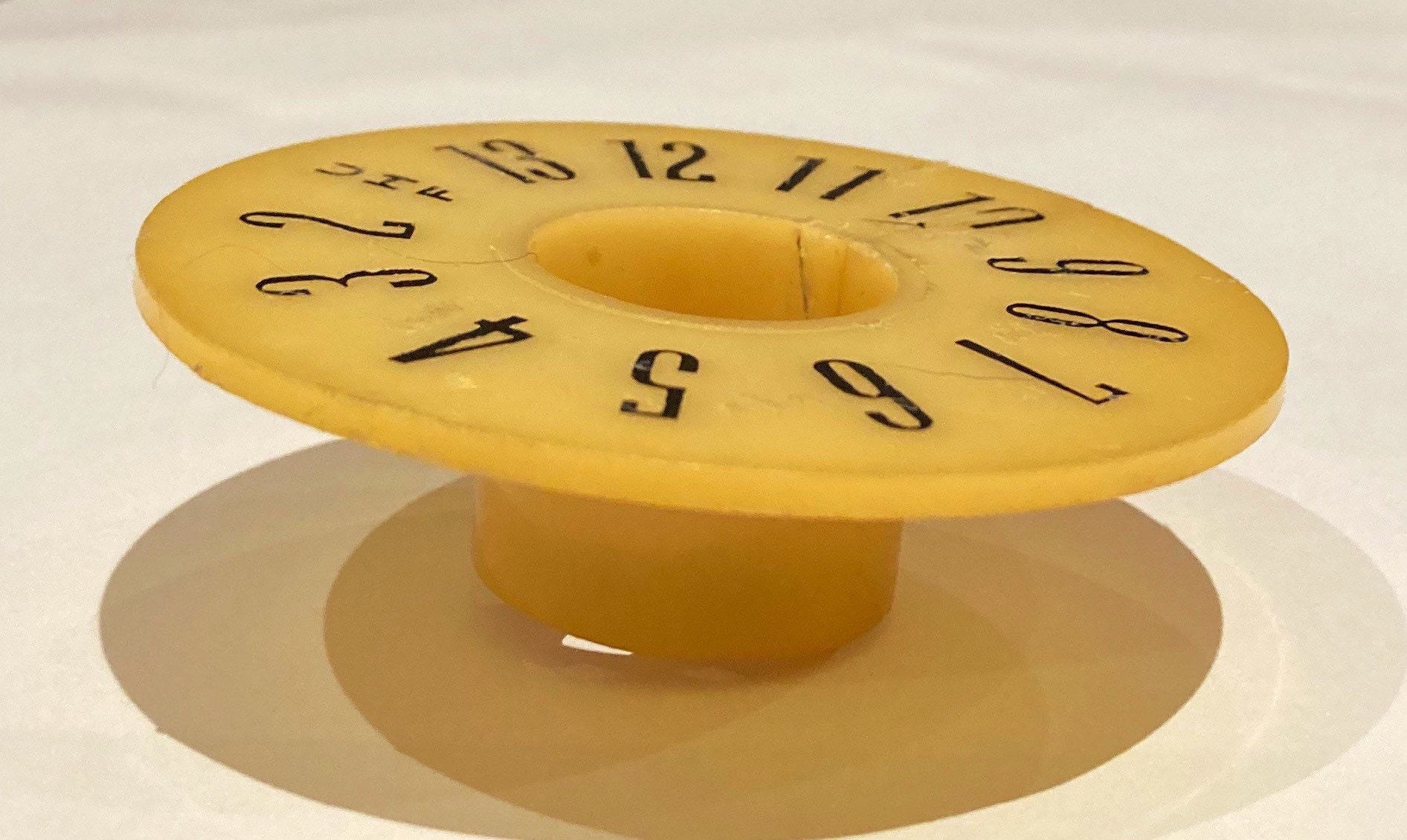 Vintage TV Channel Knob Dial UHF Bakelite Catalin 7 cm | Etsy