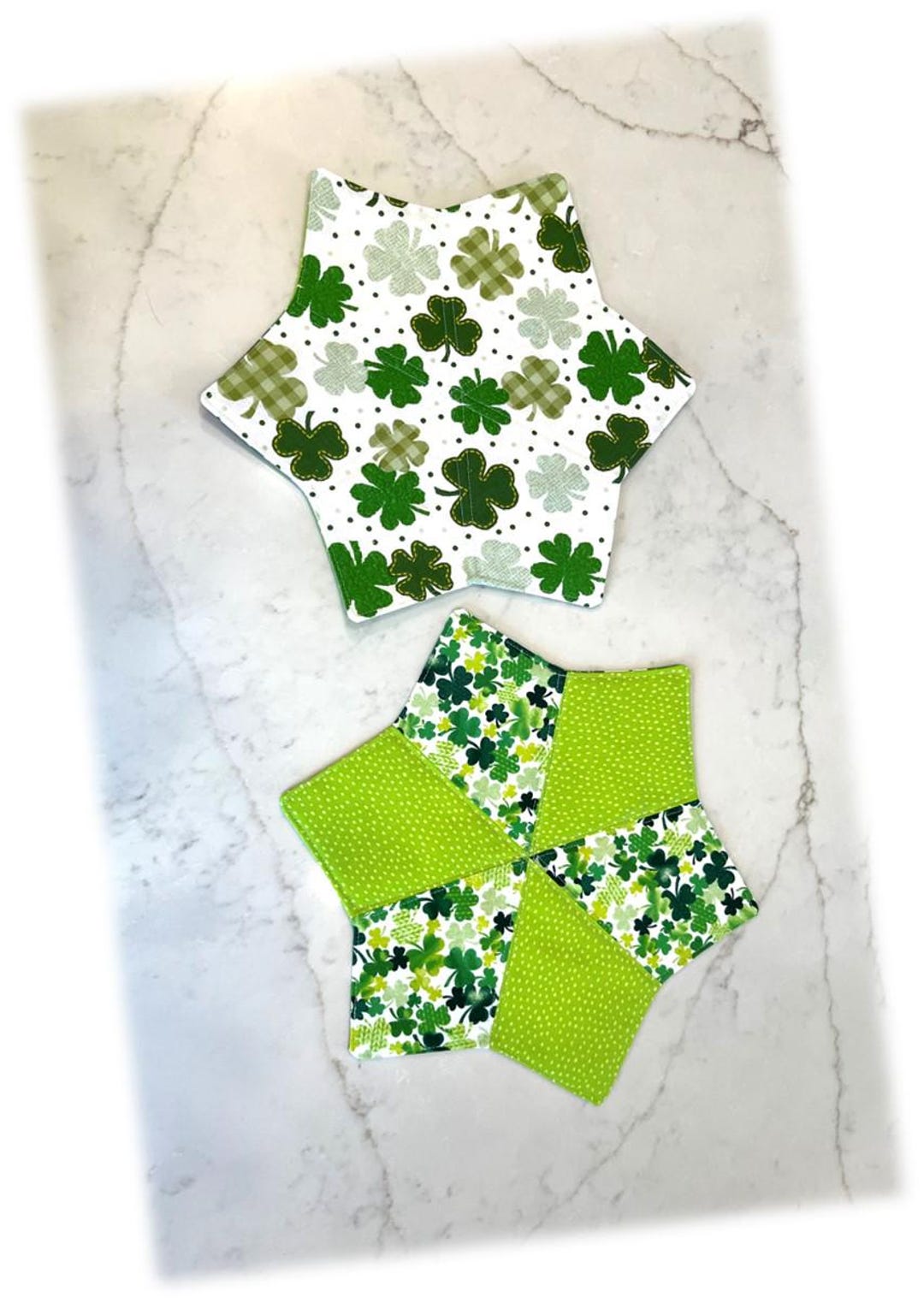 St. Patrick's Day Table Toppers Set of 2 - Etsy