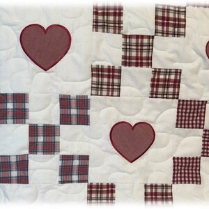 Memory Quilt Hearts - Etsy