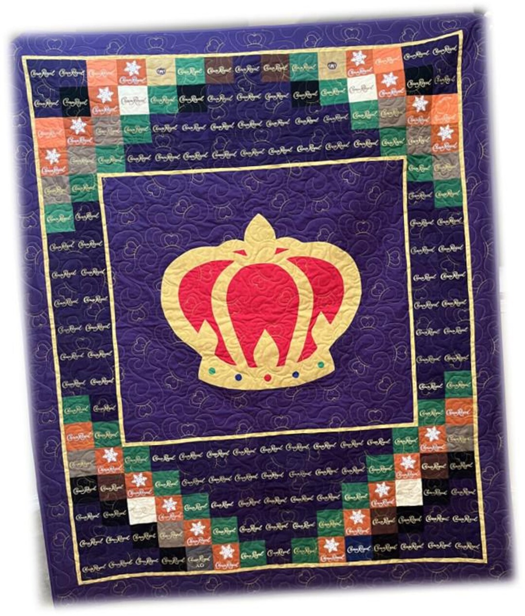 Crown Royal Crown Quilt - Etsy
