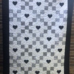 Memory Quilt Hearts - Etsy