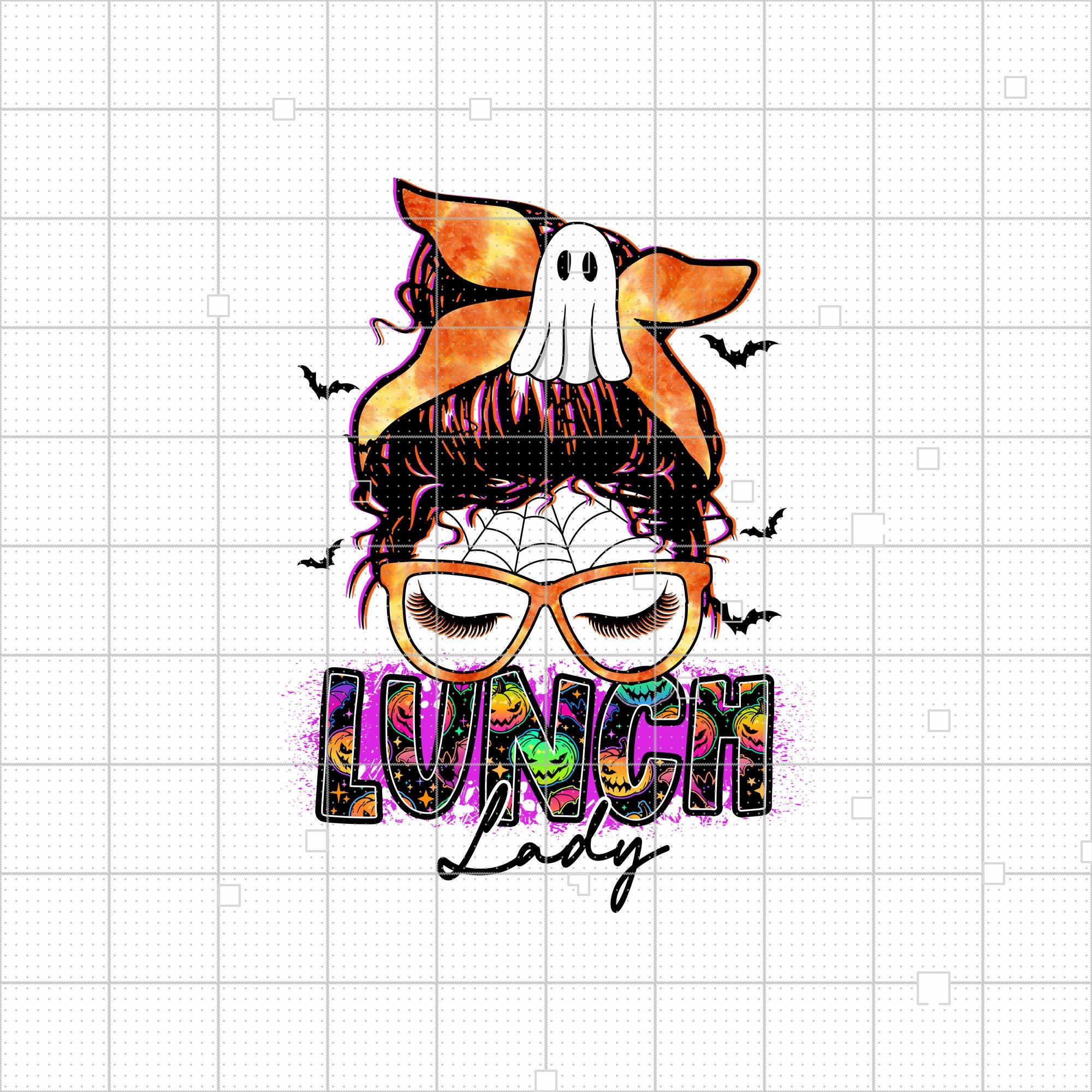 Lunch Lady Halloween Png Spooky Lunch Lady Png Halloween - Etsy