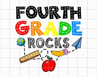 Fourth Grade Rocks - Etsy